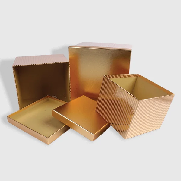Custom Luxury Metalized Boxes | Metalized Gift Boxes | Shop Rigid Boxes