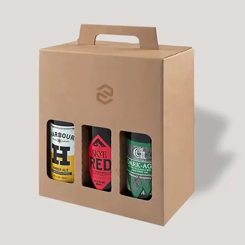 Wholesale Kraft Beverages Box Packaging